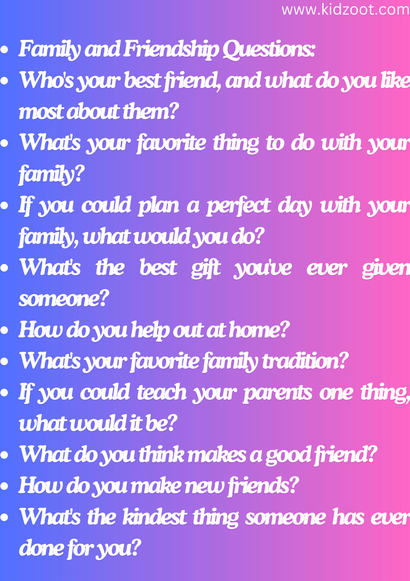 100 Engaging kids Interview Questions: Unlocking Minds